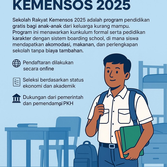 Sekolah Rakyat Kemensos 2025 Kesempatan Pendidikan Gratis bagi Anak dari Keluarga Kurang Mampu ...